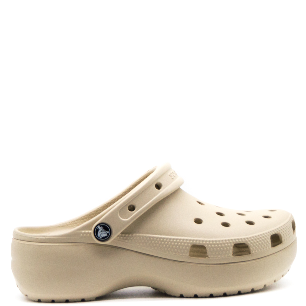 Crocs Dames Klompen Plateau Beige 05 beige