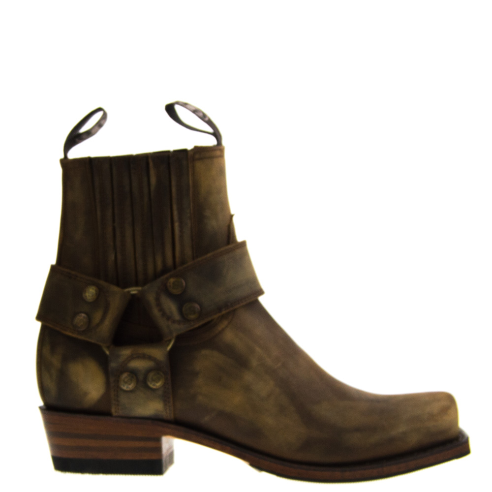 Sendra Dames Cowboy Enkellaarzen in Naturel online kopen