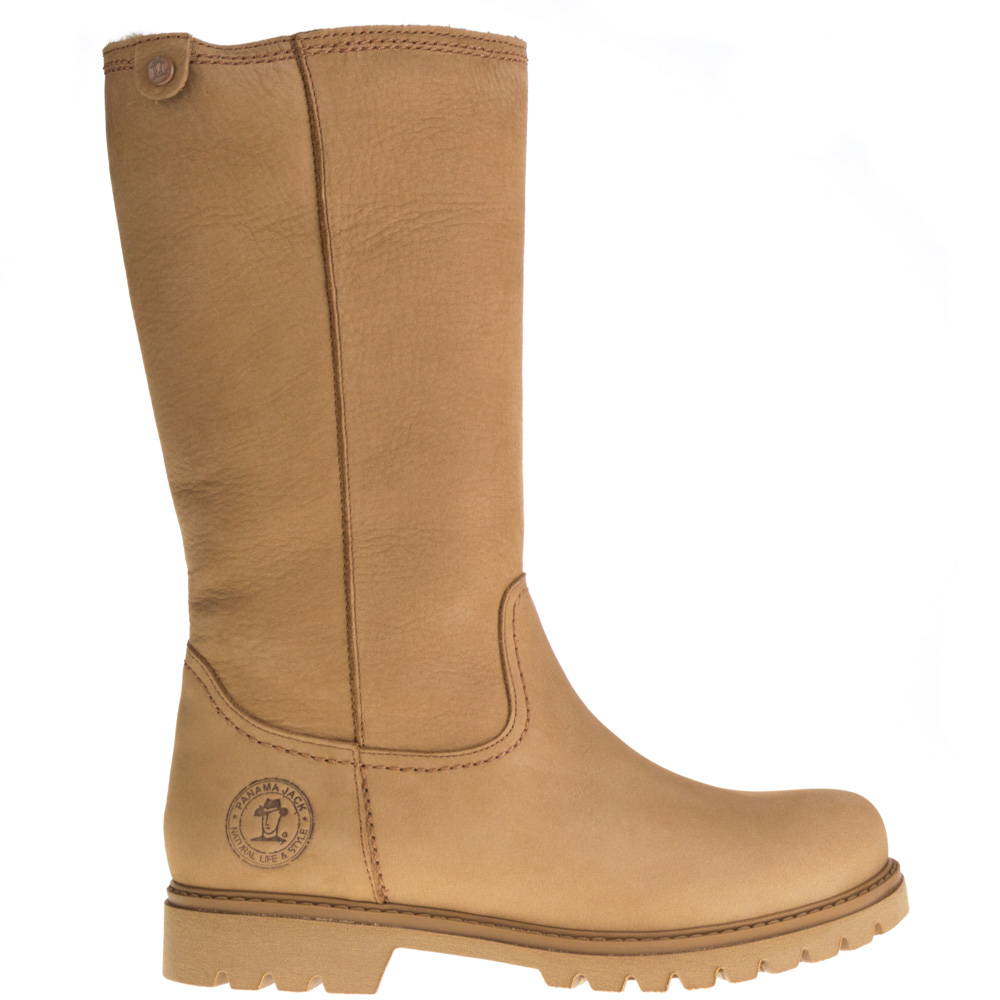 Panama Jack Bambina B128 Dames Laarzen Gevoerd in Naturel online kopen