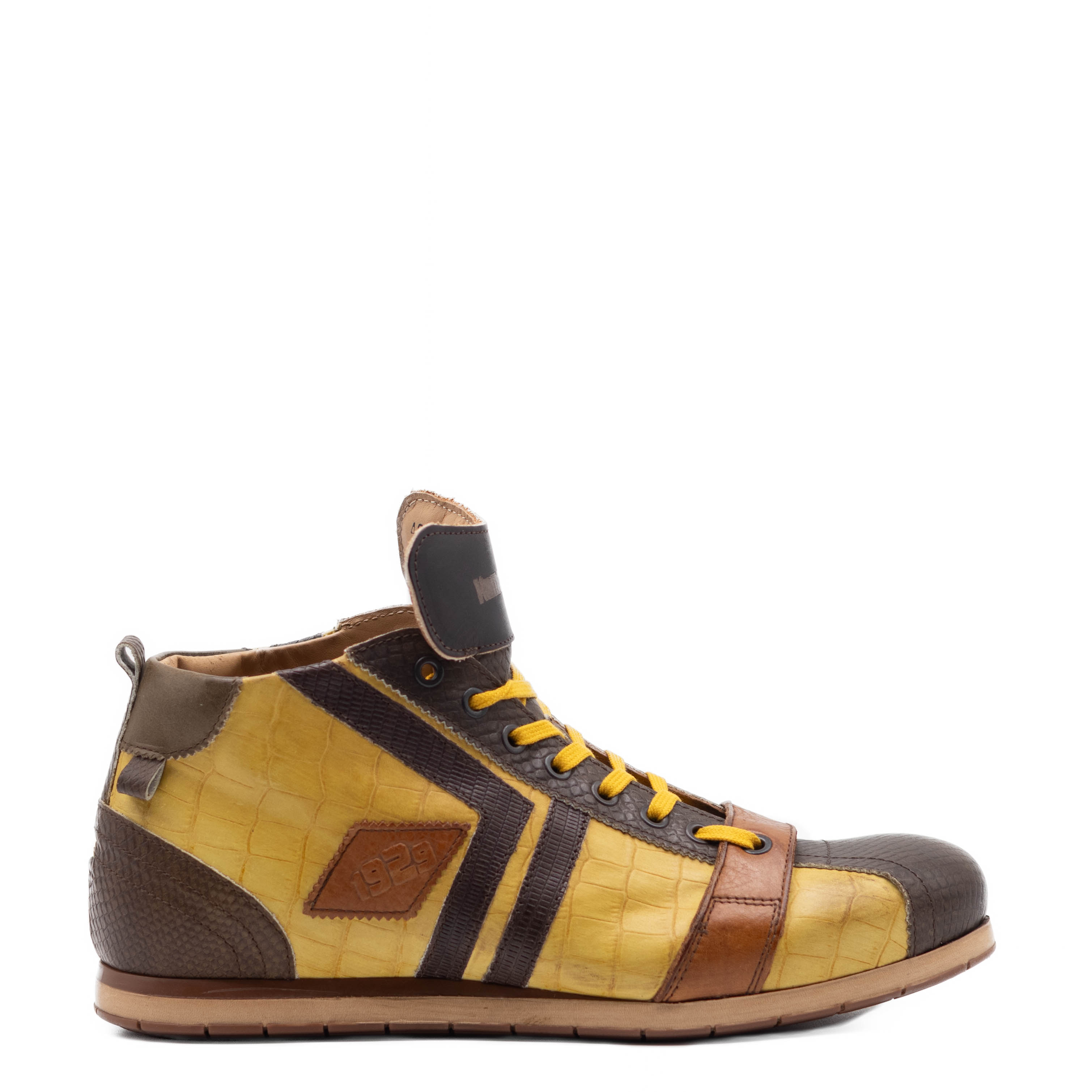 Kamo Gutsu Heren Sneakers in Bruin Combinatie online kopen